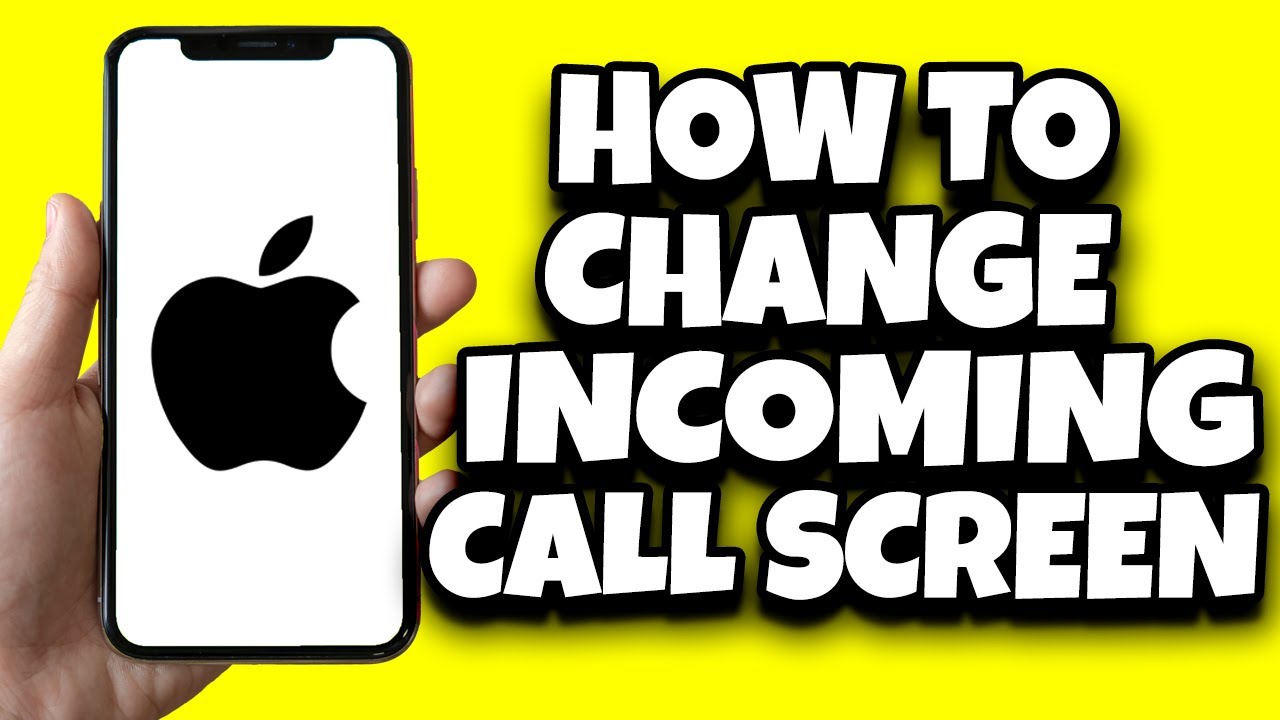 How To Change Incoming Call Screen On IOS 17 (Updated) - YouTube