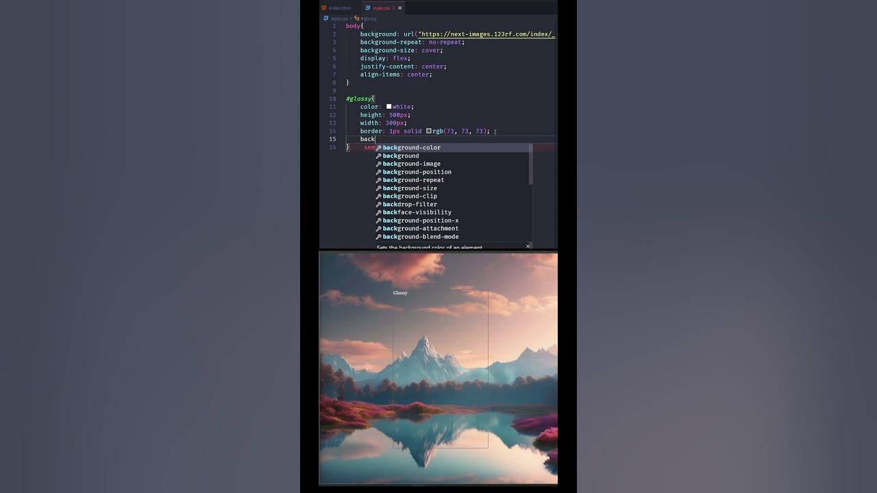 How To Create Glossy Cards With Html And Css Coding Frontendtutorial Css3 Programming Youtube
