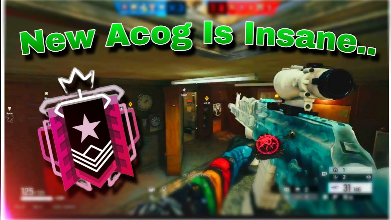 The New Acog Scope Is Insane / Best High Sens Controller Player🏆 ...