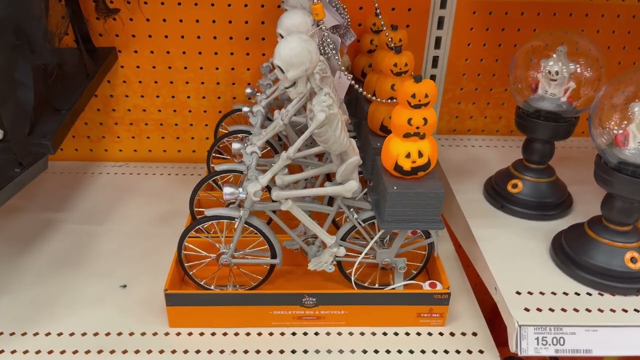 Target Hyde and Eek 2022: Skeleton on Bicycle - YouTube