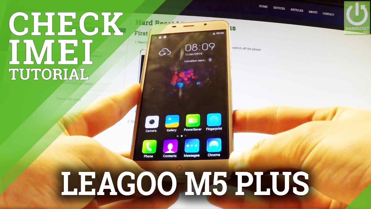 Find the IMEI Number in LEAGOO M5 Plus - Check IMEI - YouTube
