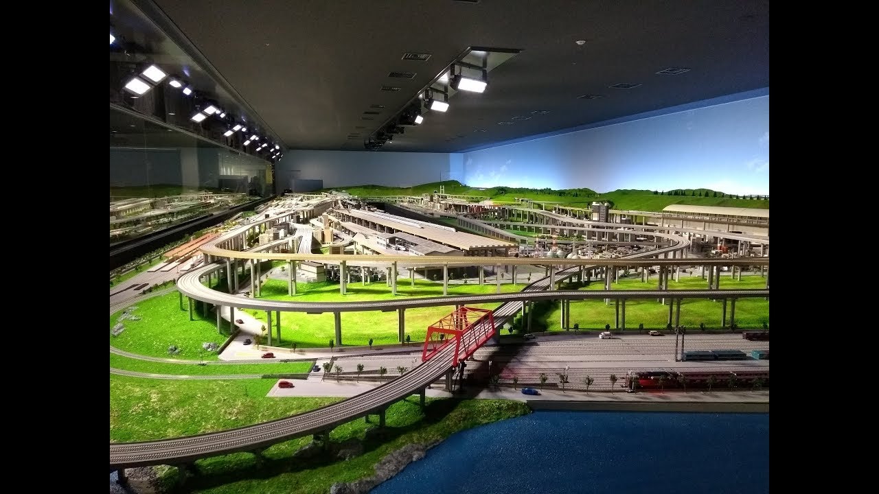 52. Kyoto Railway Museum HO Train Layout - YouTube