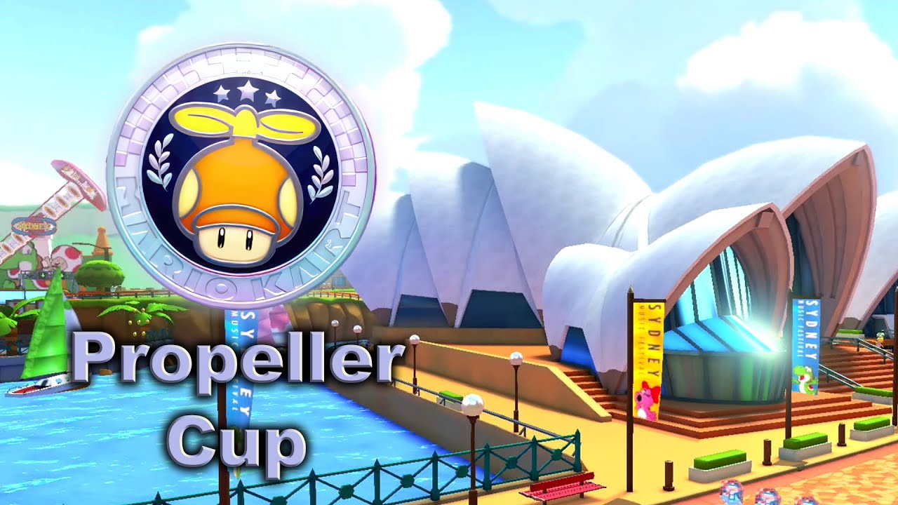 Propeller Cup Mario Kart 8 Deluxe FULL GAME Multiplayer Gameplay - YouTube