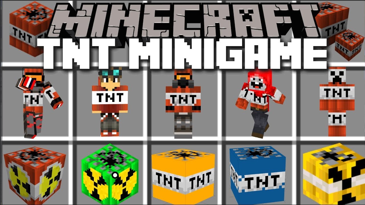 Minecraft TNT MOD TAG MINIGAME / FIGHT TILL THE DEATH WITH YOUR TNT ...