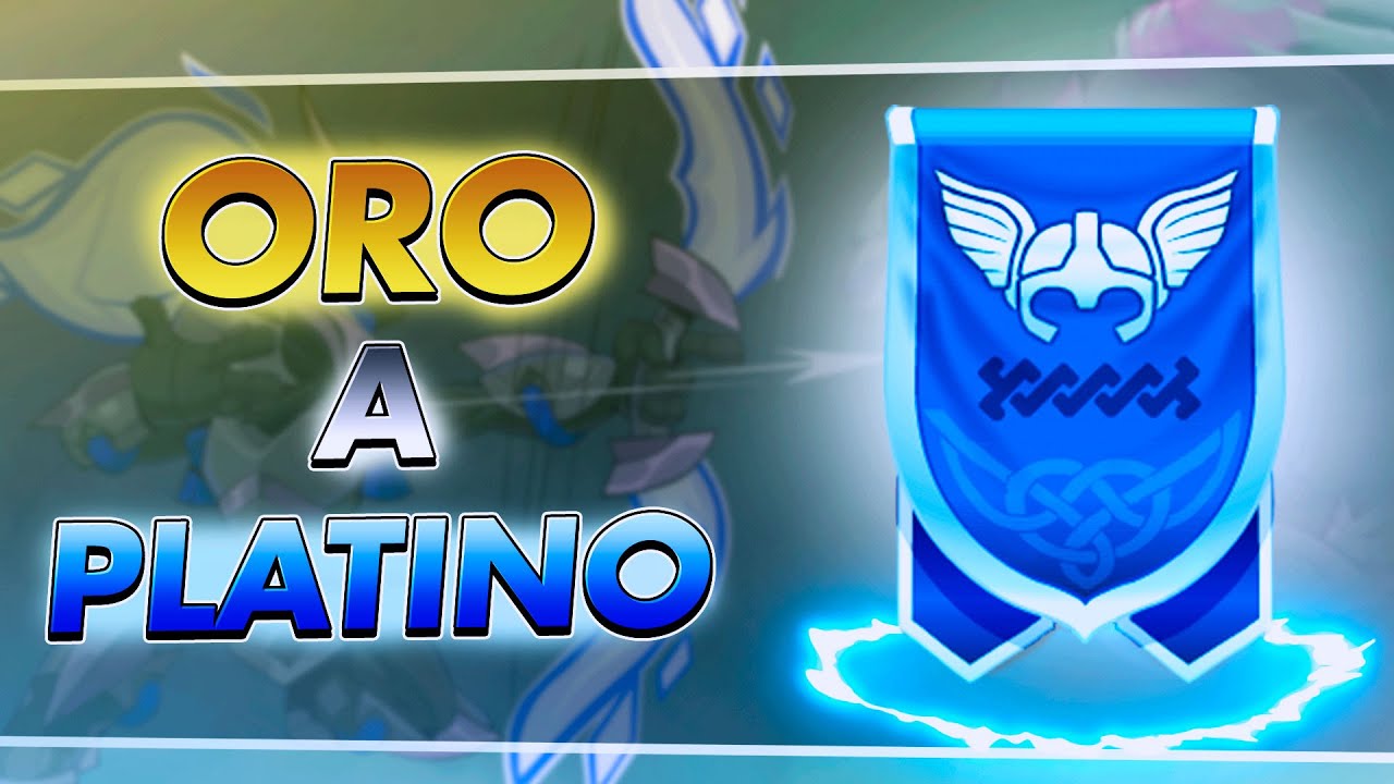 COMO SUBIR de ORO a PLATINO en BRAWLHALLA - YouTube