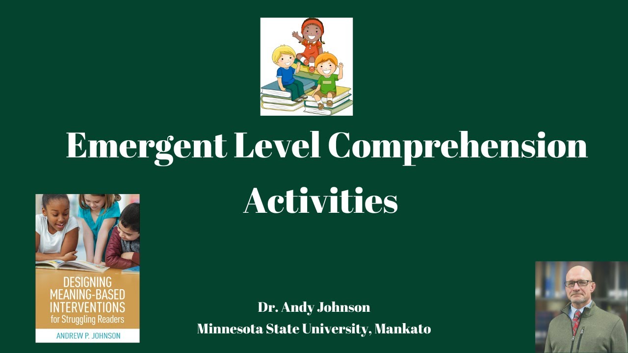 Comprehension Activities for Emergent and Beginning Level Students ...