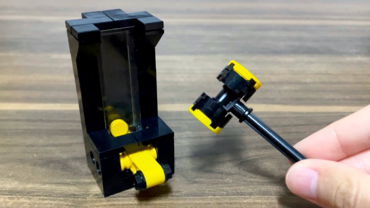 How to build a Lego Hammer Arcade Machine - Working #1 - YouTube