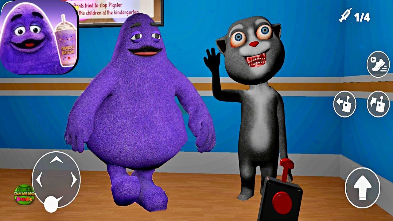Escaping from Grimace Shake Monster Gameplay Walkthrough Part 2 ...