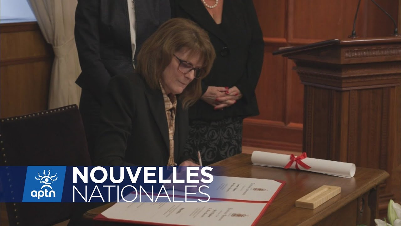 Assermentation de la lieutenante-gouverneure du Québec, Manon Jeannotte ...