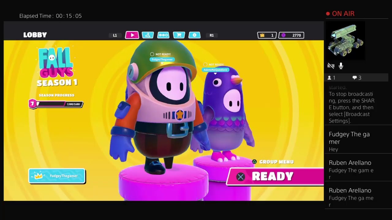 Fall guys fake for Fun - YouTube