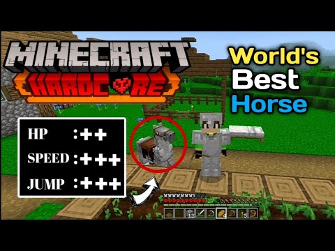 How I Got A Best Horse In Minecraft 1.20 | Minecraft Hardcore (EP:3 ...