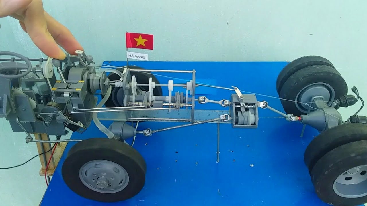 Homemade Gearbox, Engine Model from PVC | Vang Hà - YouTube
