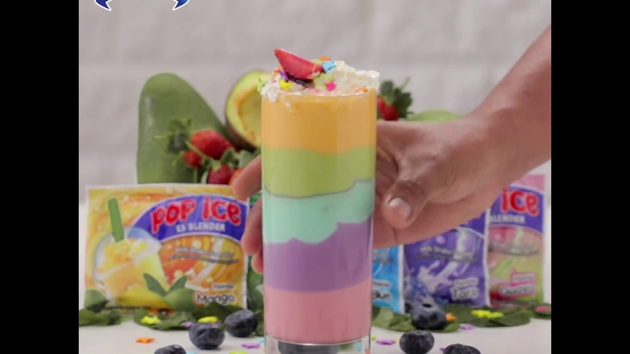 COLD RAINBOW POP ICE - YouTube
