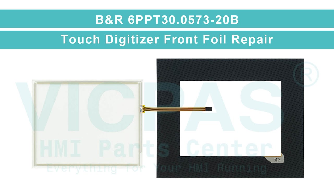 For B&R Power Panel C30 6PPT30.0573-20B Touch Digitizer Front Overlay ...
