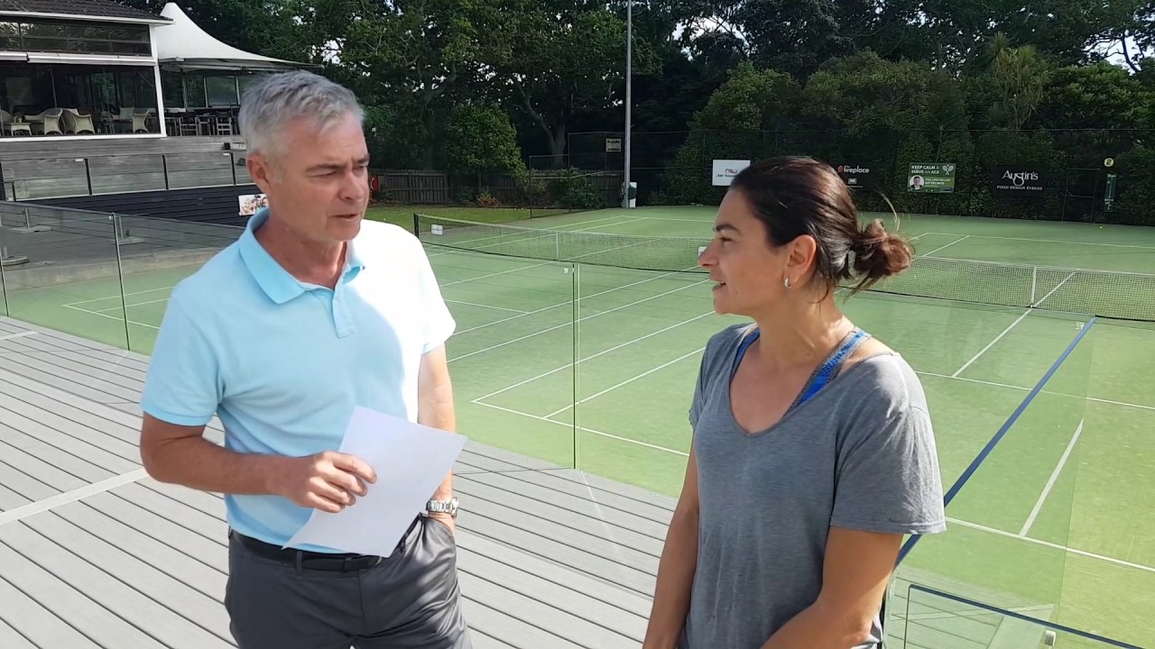 Pavlina Nola interview with Mark Lewis from Tennis Auckland - YouTube