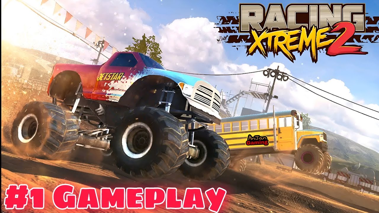 Racing Xtreme 2 : Monster Truck 1st Gameplay || MONSTER TRUCK RACING ...