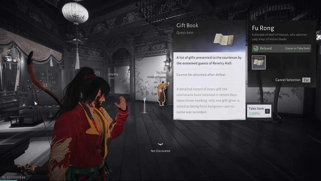 Where Winds Meet | How to Steal Gift Book from Fu Rong | "Explore ...