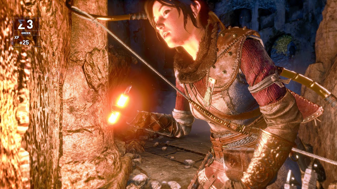 Rise of the Tomb Raider 24: Alone again! Lara exploring caves in Spirit ...