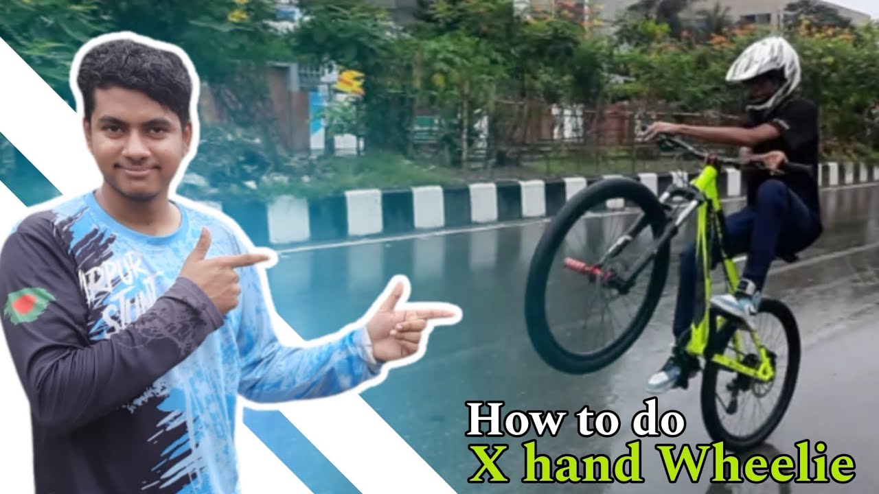 How to do cross hand wheelie ? - YouTube
