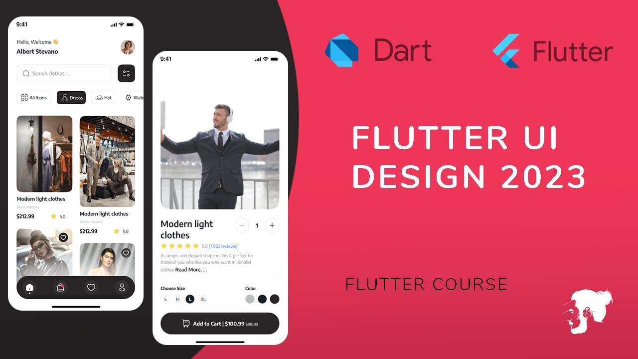 Flutter UI Design E-commerce 2023 (C) - YouTube