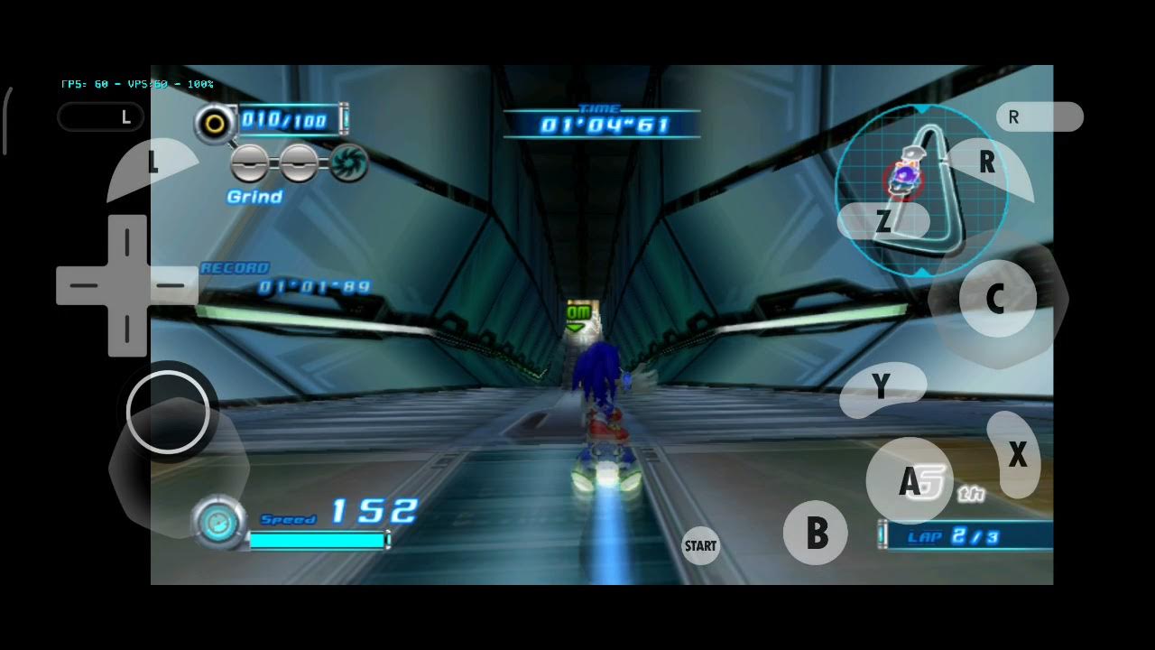 Sonic Riders Zero Gravity - Dolphin emulador Android Prueba NOTE 9S ...
