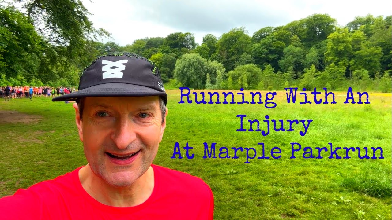 Running With An Injury At Marple Parkrun😬🙁😢⚙️🚂 - YouTube