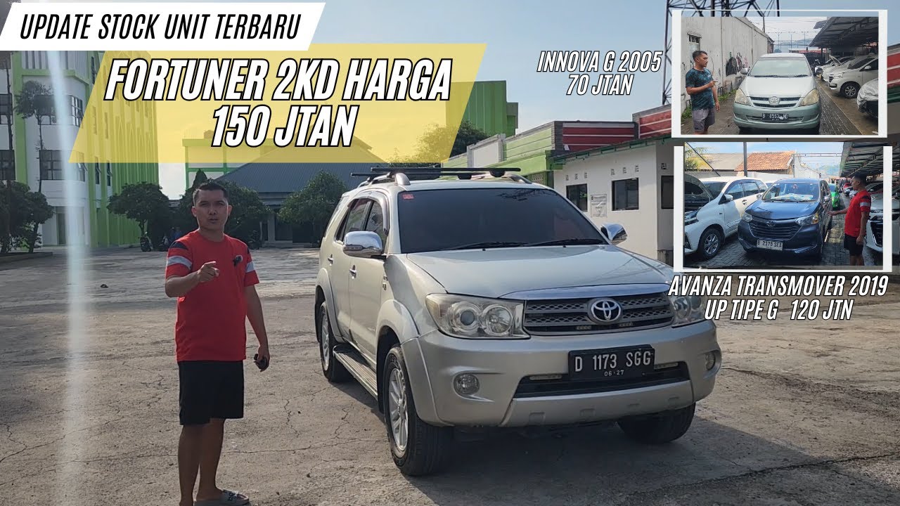 UPDATE STOK UNIT DAN PROGRES | KEDATANGAN FORTUNER MATIC DIESEL TERMURAH HARGA 150 JTAN - YouTube