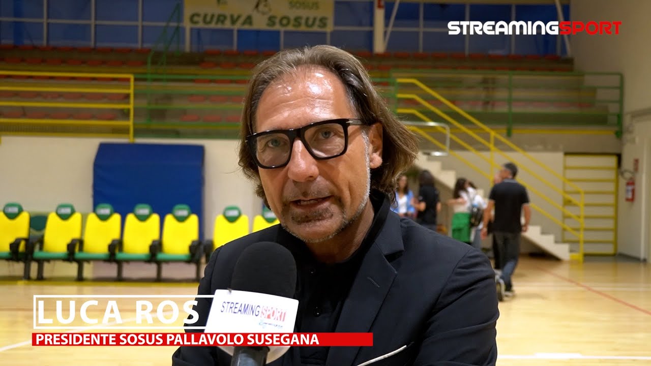 Luca Ros, presidente della Pallavolo Susegana ai microfoni di ...