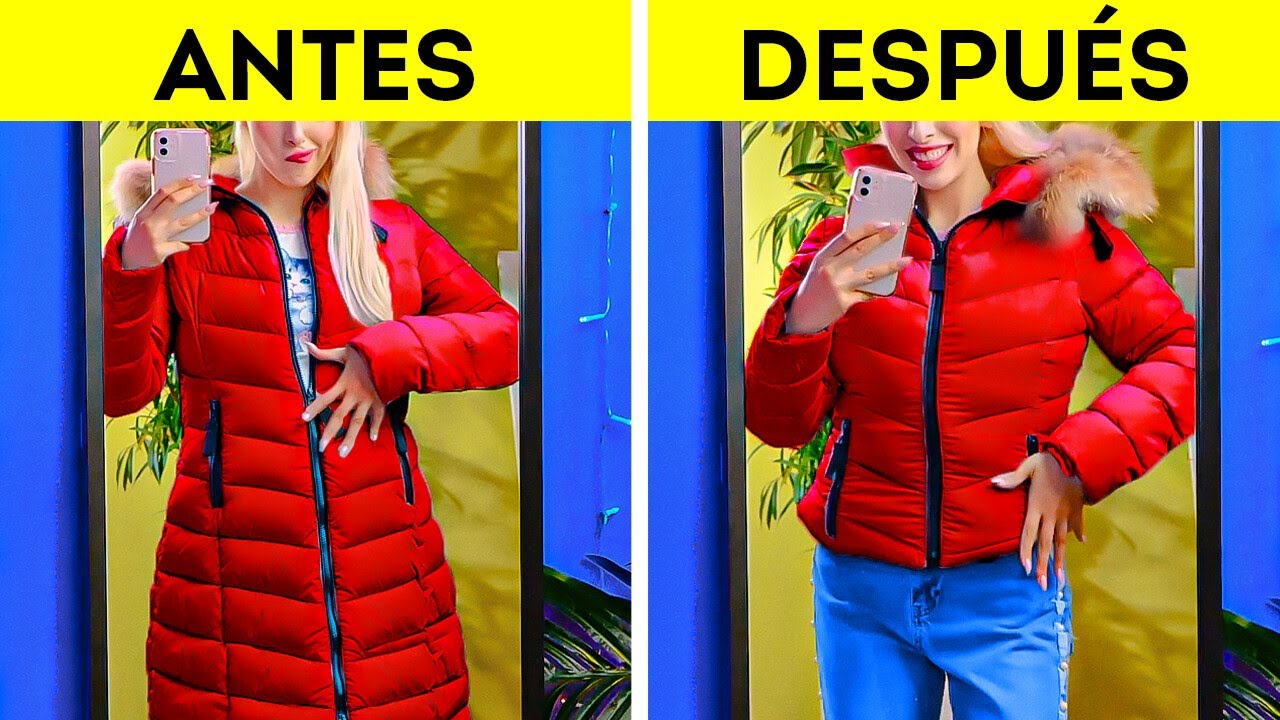 Excelente Transformación de Ropa y Trucos de Moda a la Moda - YouTube