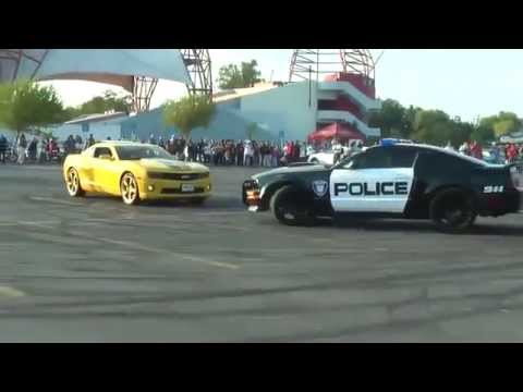 Cool Police Car in Action Drift Style - YouTube