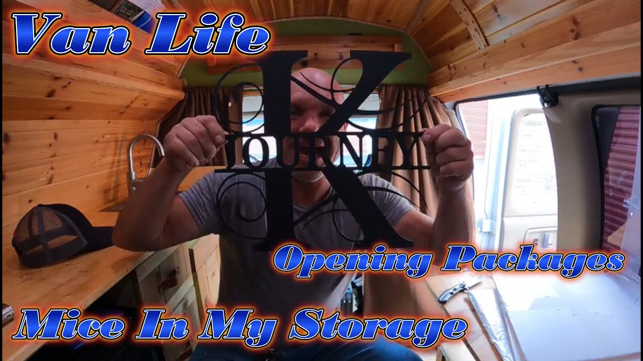 Another Day Of Van Life | Opening Subscriber Packages | Mice All In My Storage!!!! #vanlife ...