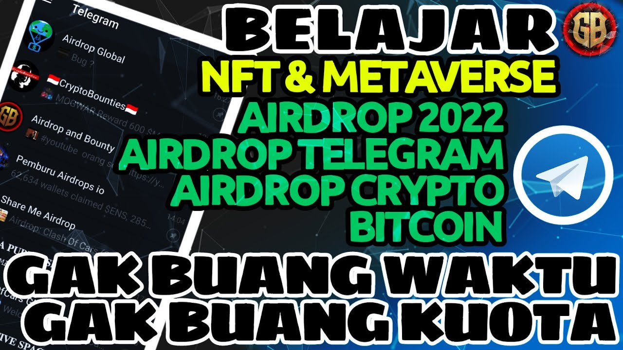 Tutorial Airdrop 2022 Cara Belajar Airdrop Crypto Telegram - YouTube