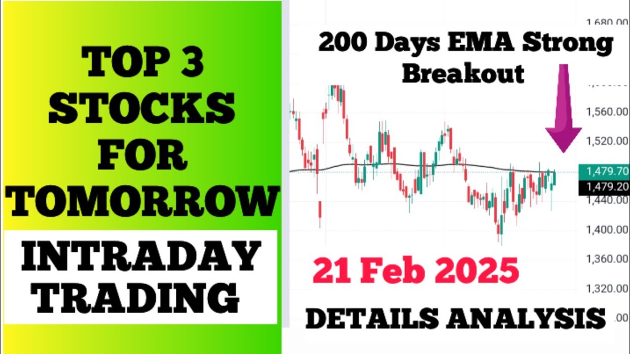 Top 3 Breakout Stock For Tomorrow Intraday Trading // 21 Feb 2025 ...