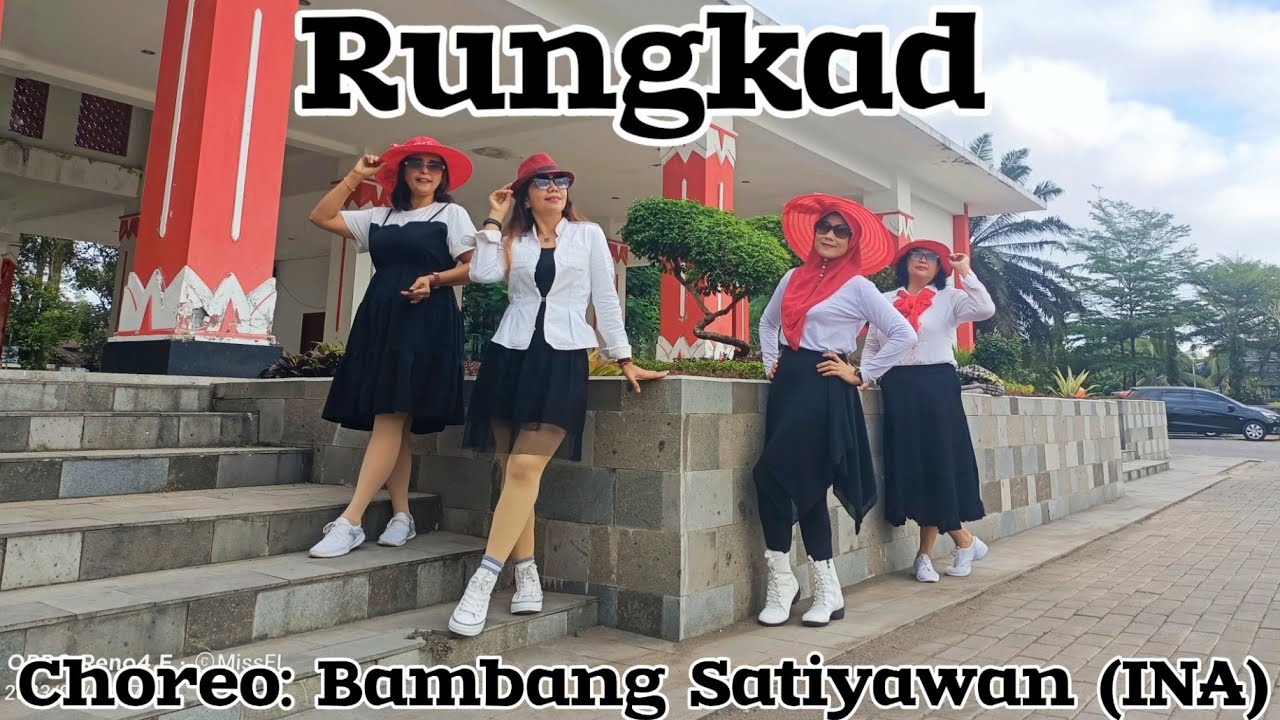 RUNGKAD LineDance//Beginner//Bambang Satiyawan//Demo by MGL49 Magelang ...