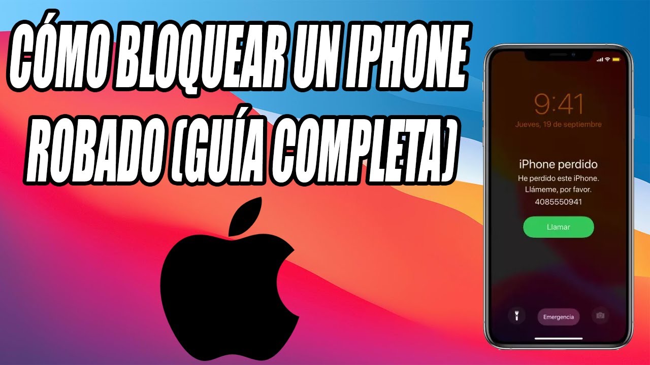 Cómo BLOQUEAR un iPhone ROBADO (Guía Completa) - YouTube