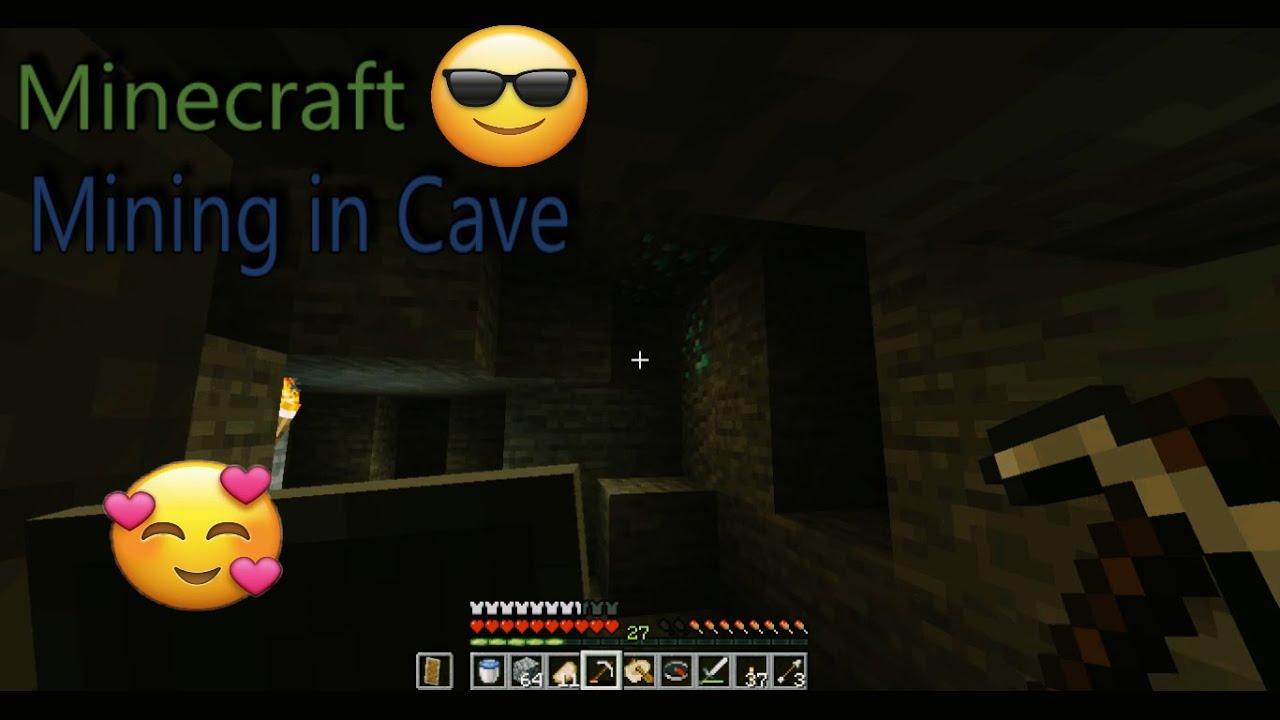 Mining In Cave Minecraft - YouTube