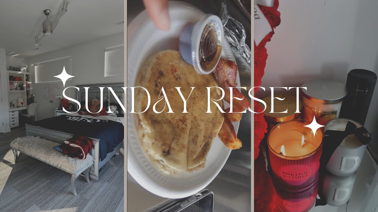 SUNDAY RESET | go to breakfast, clean up my room, etc. - YouTube