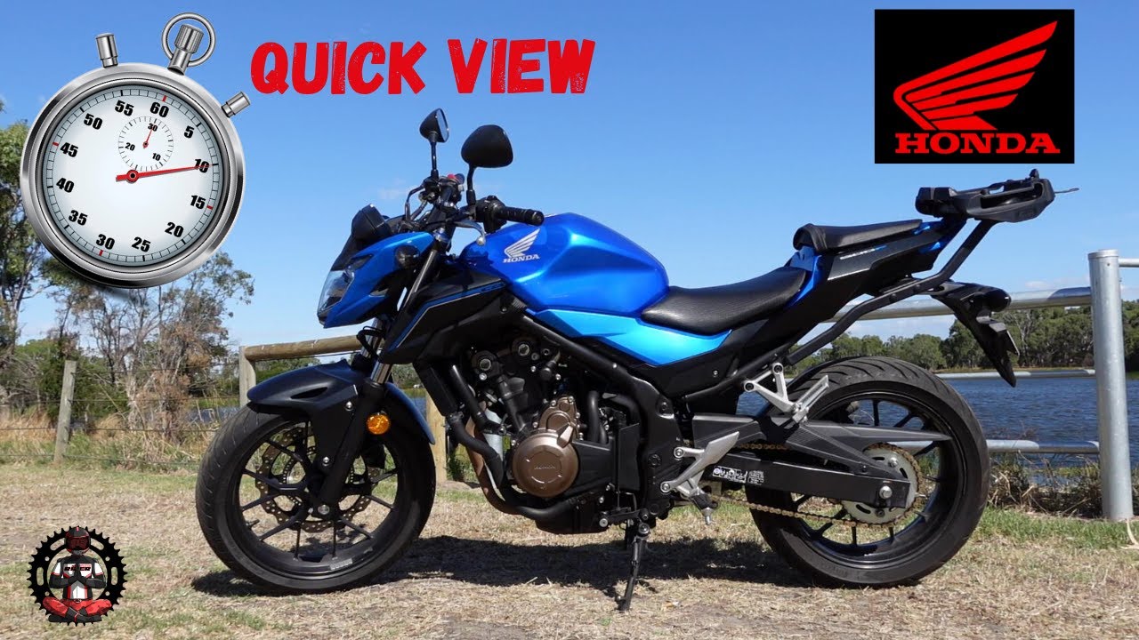 Honda CB500F Quick View LAMS and A2 Restricted Review - YouTube
