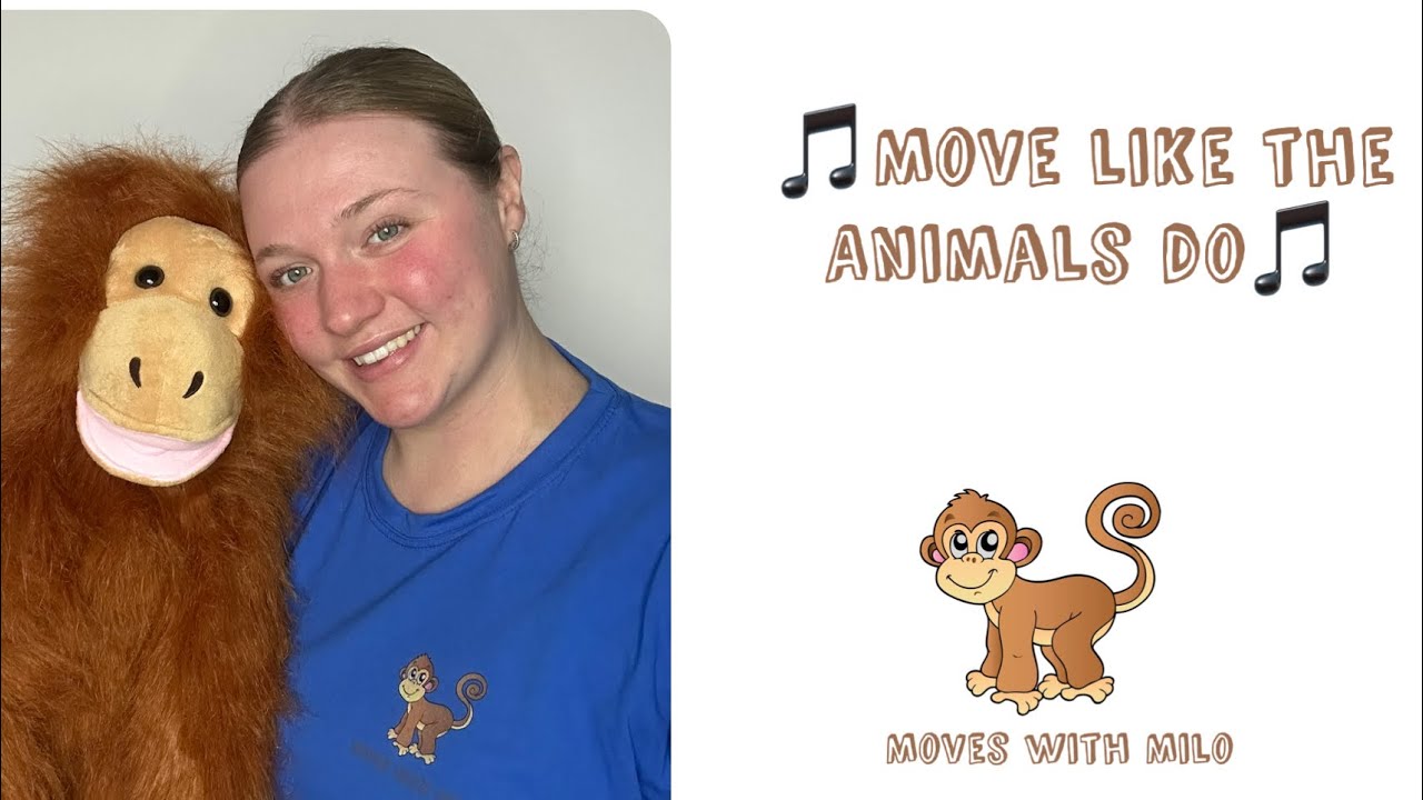Moves with Milo | Move like the Animals do | Nursery rhyme | Children ...