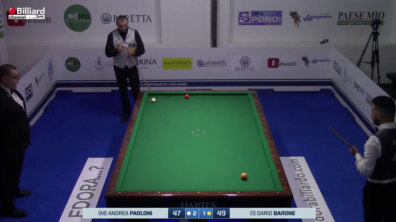 Paoloni Andrea VS Barone Dario - 21° Campionato Italiano Brescia - YouTube