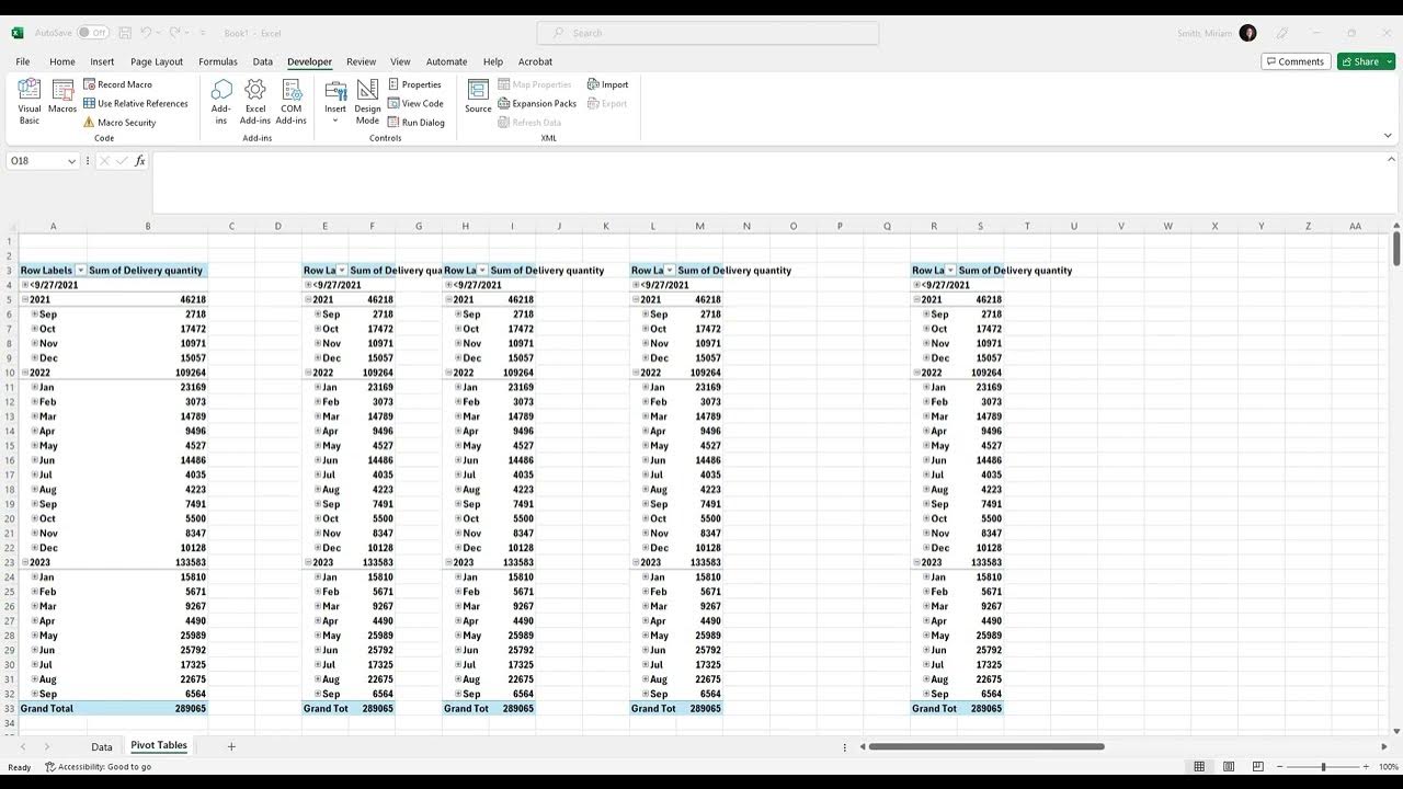 Pivot Tables Numbers and Locations - YouTube