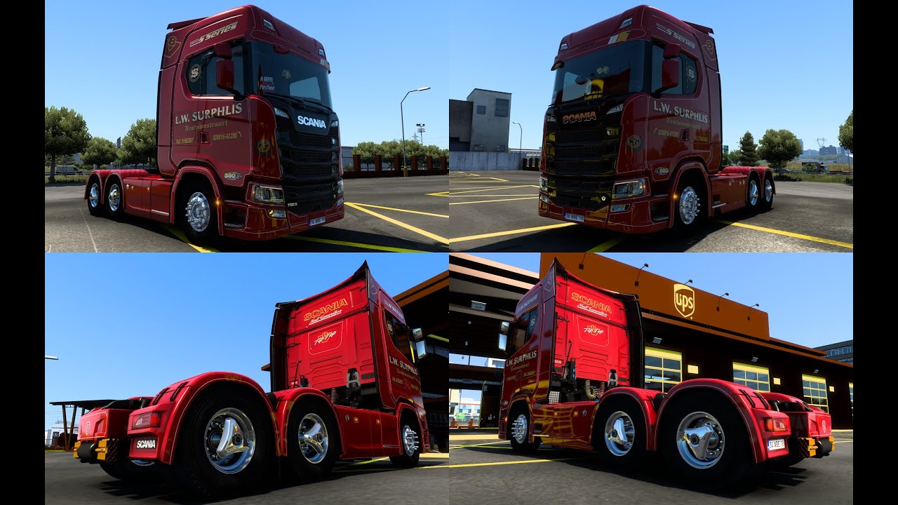RODONITCHO MODS ETS2 1.45.2.12S 018/10/0455/2022 SKIN SCANIA S 2016 L.W ...
