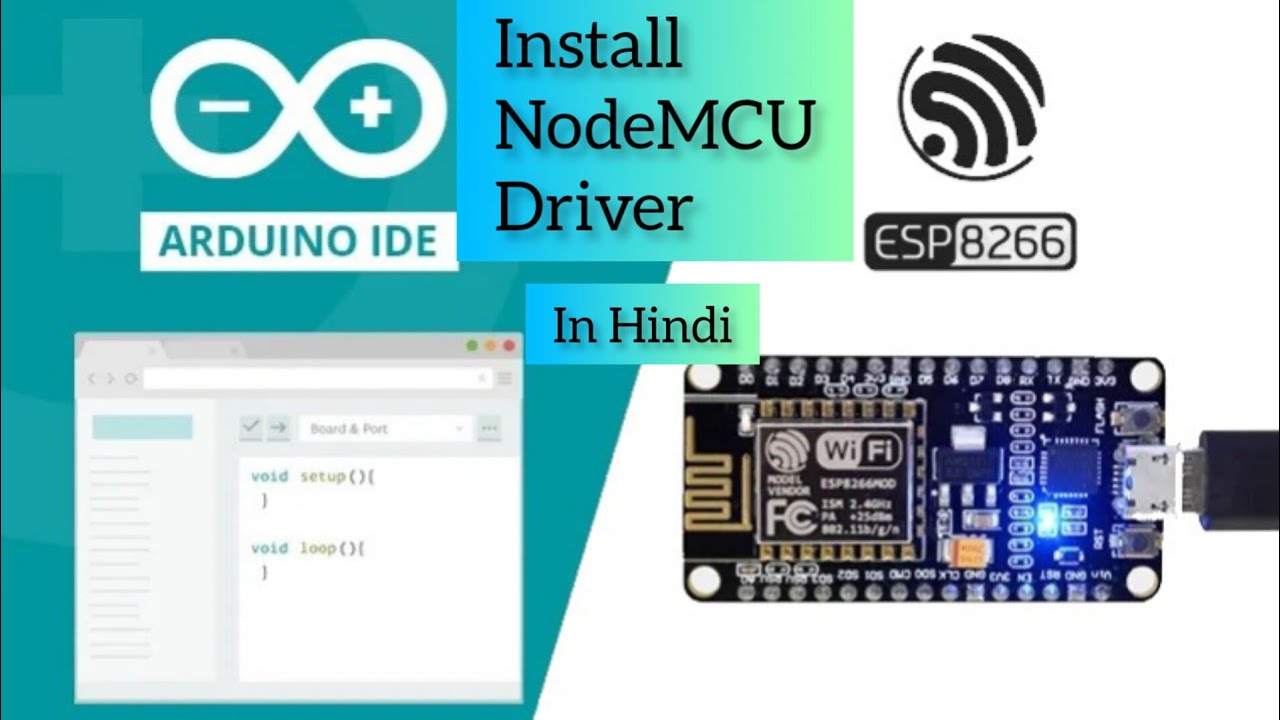 NodeMCU Driver Installation in Arduino And Testing NodeMCU, in IOT In ...