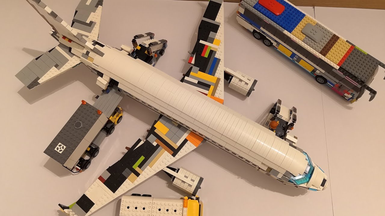 Lego ground equipment for Erj 170 - YouTube