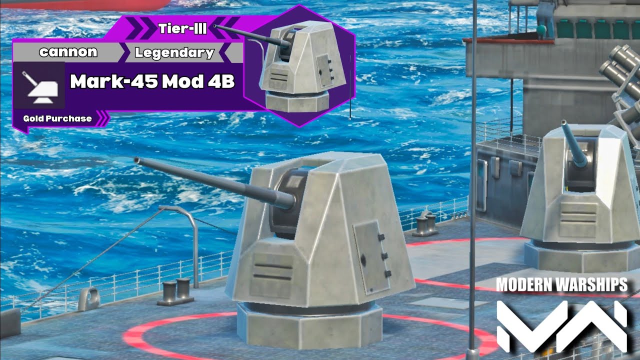 Mark-45 Mod 4B (127 mm) - New Legendary🔥 Cannon In Equipment Shop (Gold ...