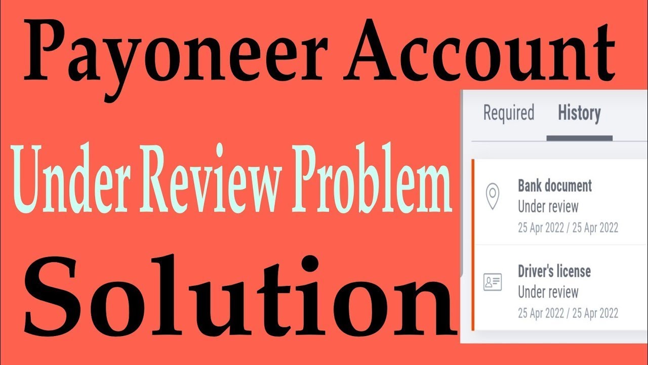 Payoneer Account document verification problem solved ||Verification ...