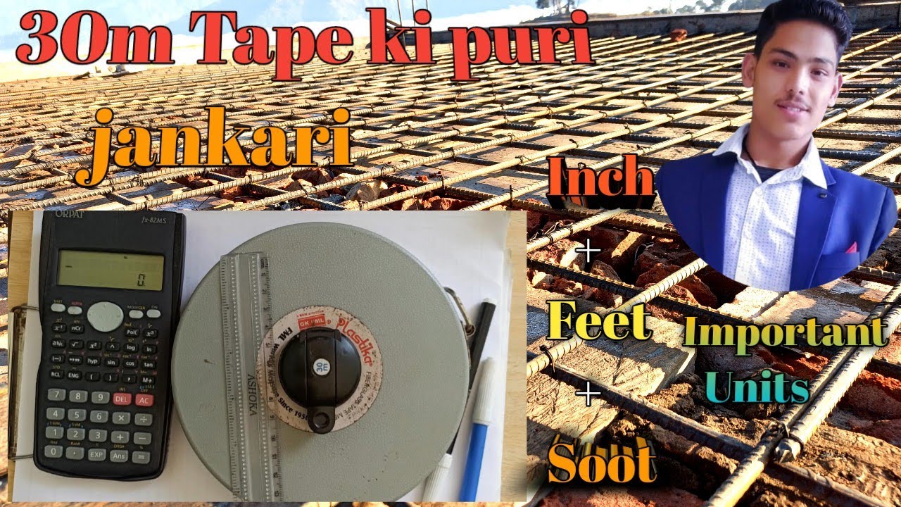 How to read massurment tape/Most important units used in Construction ...