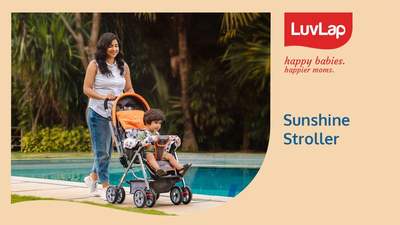 LuvLap Sunshine Stroller - Features - YouTube