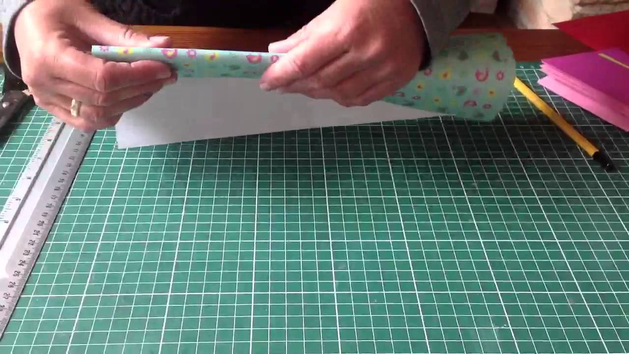 Tutorial folded slipcase, part 1 - YouTube