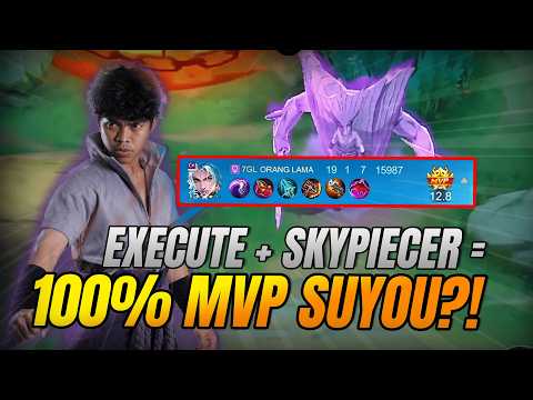 SUYAU EXP SPELL EXECUTE + SKYPIERCER = SELESAI HAHAHAHA